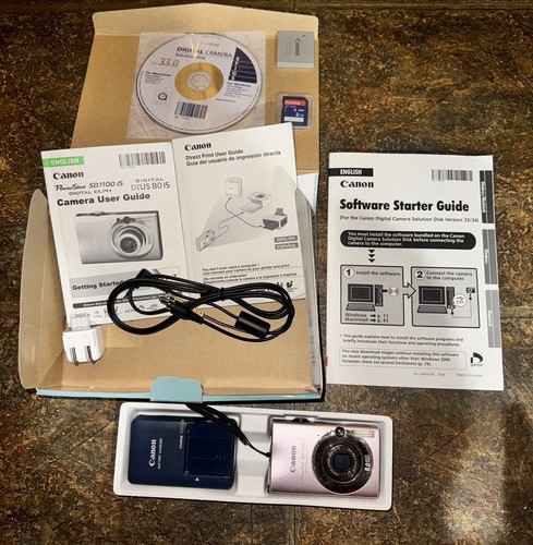 Canon Digital IXUS 80 IS / PowerShot ELPH SD1100 IS 8.0MP Digital ...