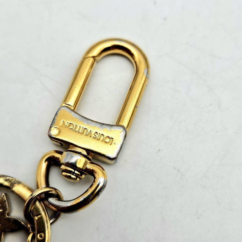 LOUIS VUITTON M63085 Porte Cles Blooming Flower Key Ring Holder | eBay