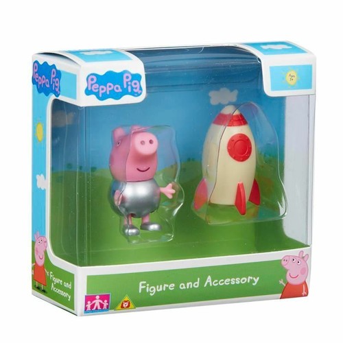 PEPPA PIG Figure & Accessory: Spacesuit GEORGE w. Rocket Character ...