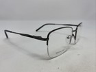 Enhance 4299 SHY. GUNMETAL 54-18-145 Metal Half Rim Eyeglasses Frame ...