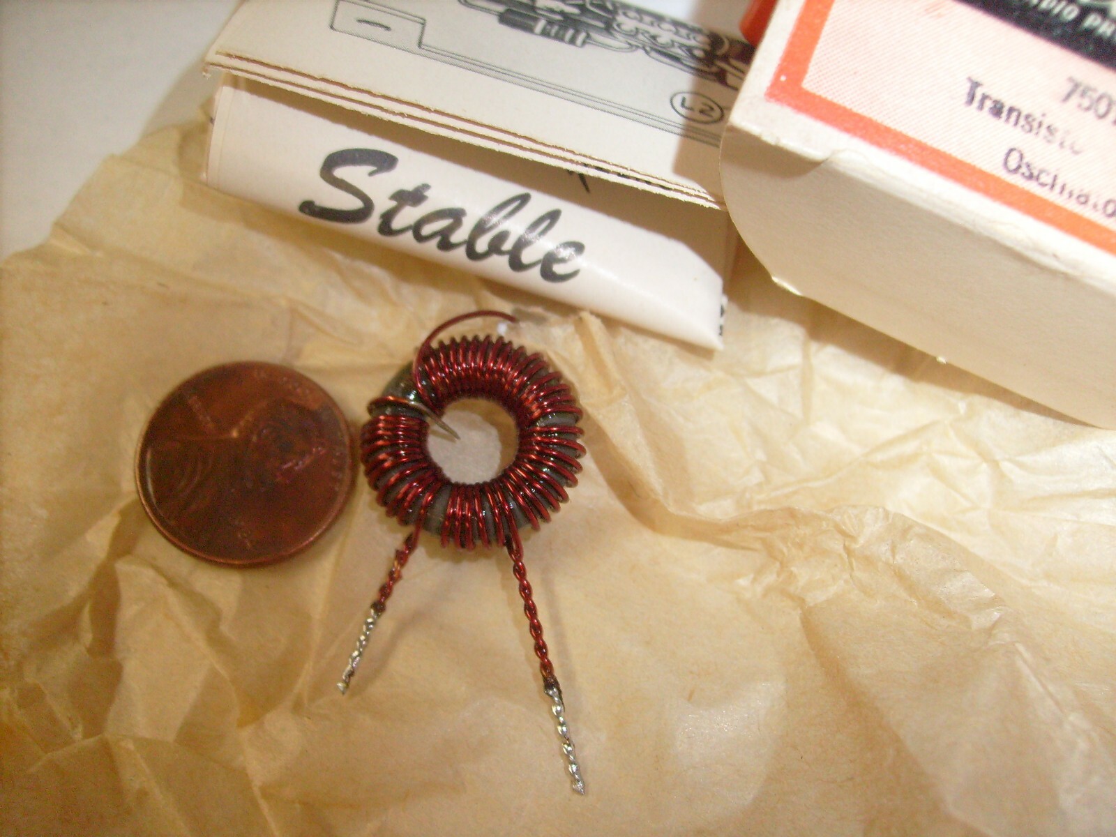 New Unused Miller 7501 Toroid Transformer - Old Vintage Ham Radio ...