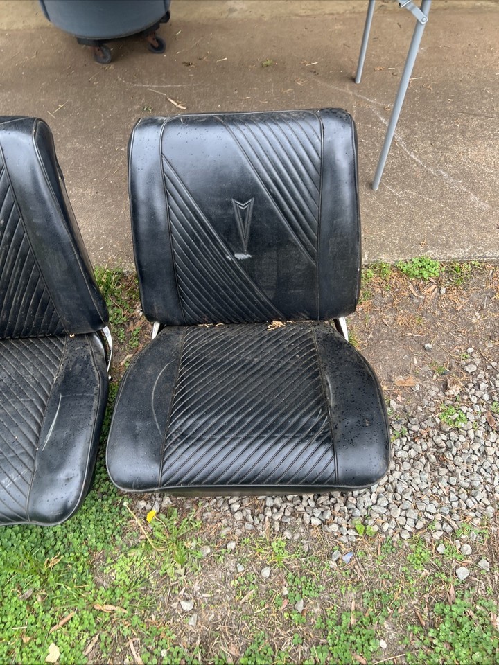 1965 Pontiac GTO power Bucket Seats and Convertible Back Seat rear seat ...