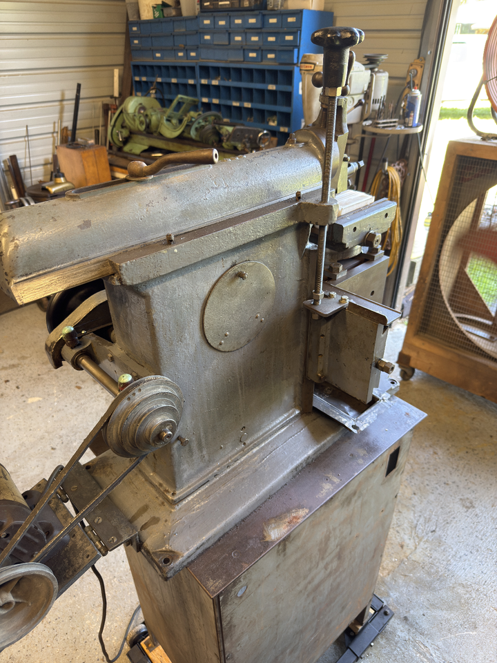 Lewis 10" Metal Shaper w/ Original Vise & Foot Support – Vintage USA ...