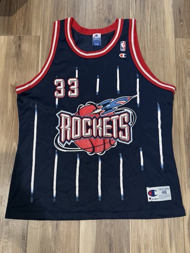 Vintage Houston Rockets #33 Scottie Pippen Champion NBA Jersey size XL ...