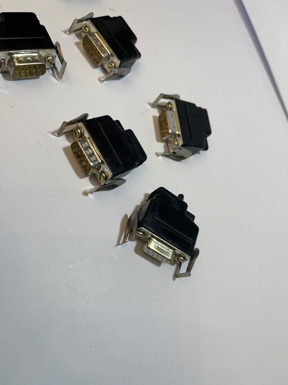 9 pin D-Type Female & Male connectors with latching Sub-D 6off | eBay UK