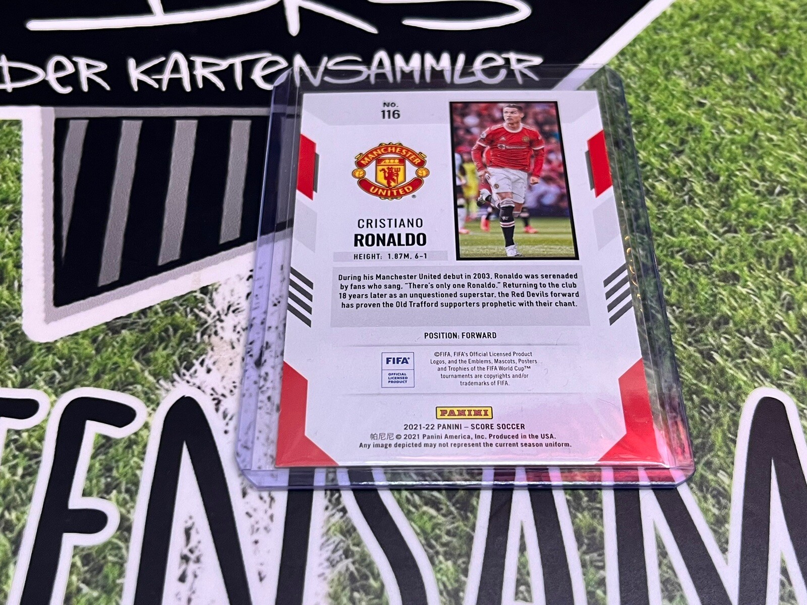 Panini FIFA SCORE Soccer 2021/22 Base Card Ronaldo CR7 Manchester ...