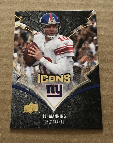 2008 UPPER DECK ICONS ELI MANNING #65 GIANTS $$$$ | eBay