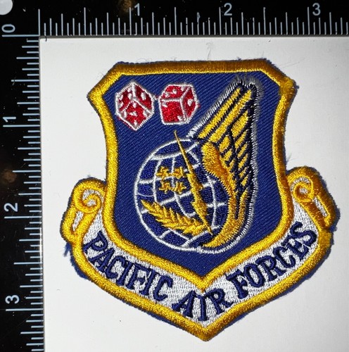 USAF US Air Force 90th Fighter Squadron Pair O Dice Pacific Air Forces Patch | eBay