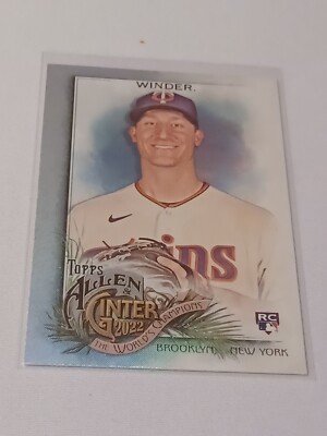 2022 allen and ginter silver portrait Hot Box Josh Winder | eBay