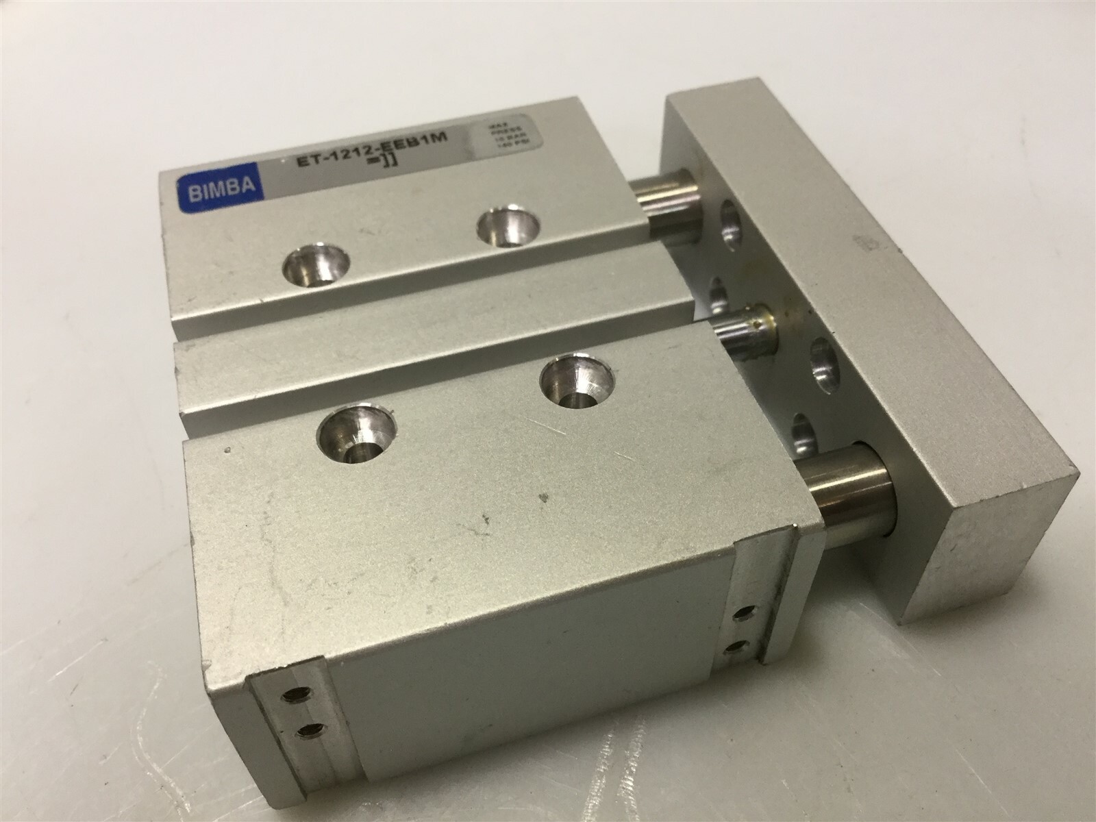 Bimba ET-1212 Extruded Flush Linear Cylinder Thruster 12mm-Bore 12mm ...