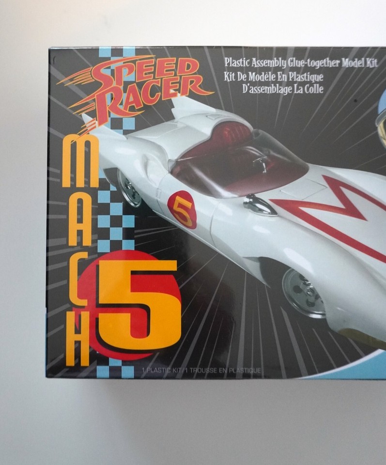 Polar Lights Speed Racer Mach 5 Model Kit Glue Together Plastic | eBay