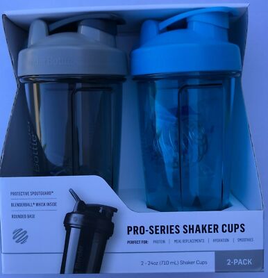 Blender Bottle Pro Series Shaker Bottle Rounded Base with Spout Guard 2 ...
