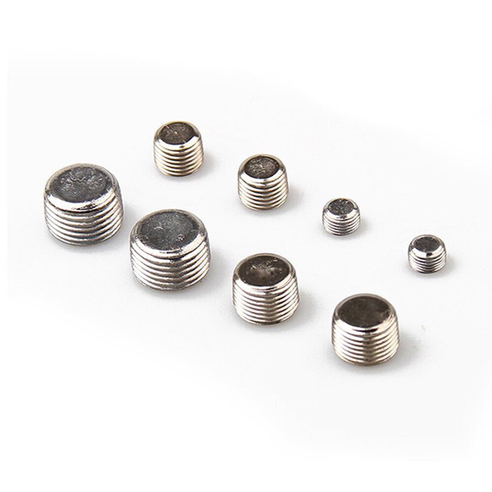 Chrome Pipe Plug Fitting For Intake Manifold &Cylinder 6352G 1/8,1/4,3/ ...