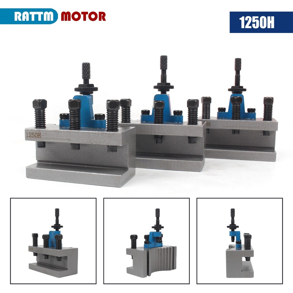 European-Style Quick Change Tool Post Kit Lathe Tool Holder Rest BV20-1 ...