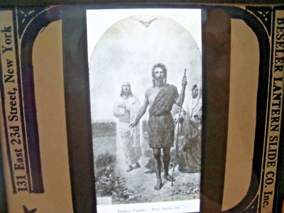 Victorian 1850s Hyalotype Majic Lantern Slide Plate Glass Photo Christ ...