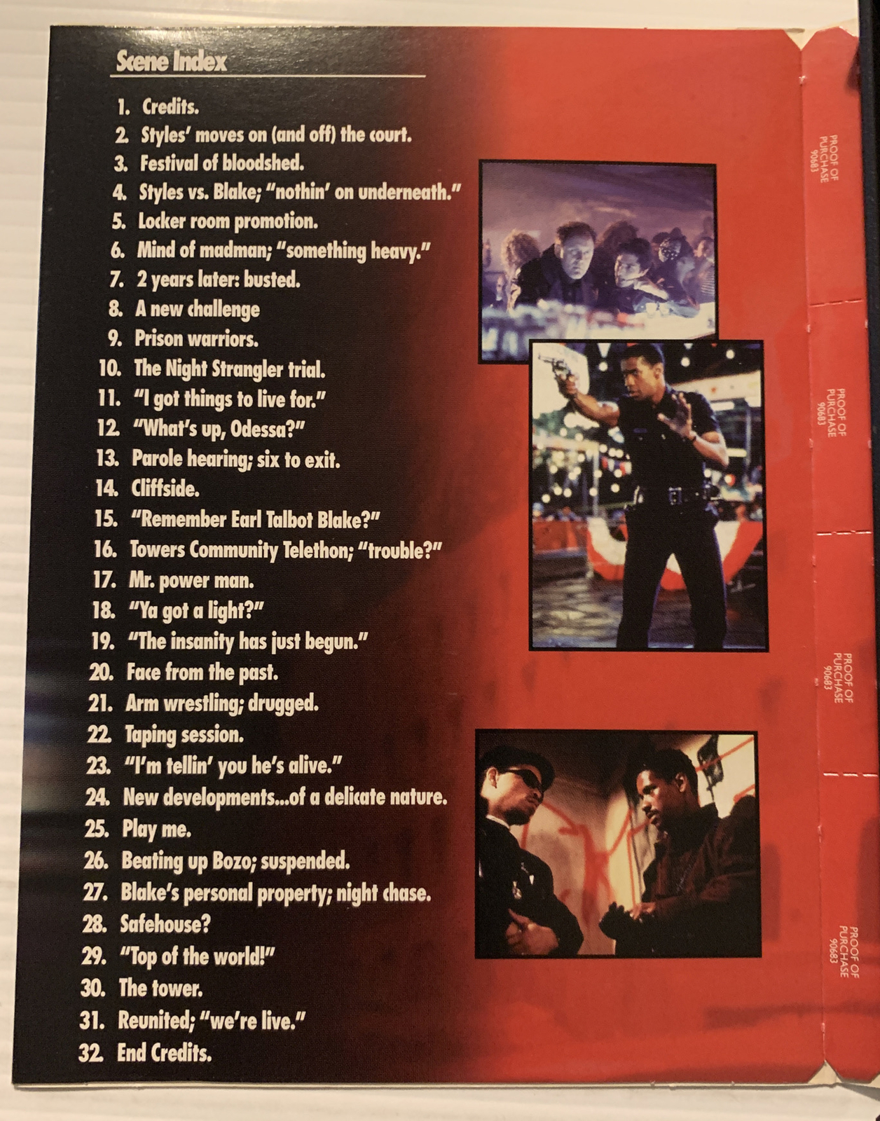 Ricochet Denzel Washington Ice-T John Lithgow 26359068324| eBay