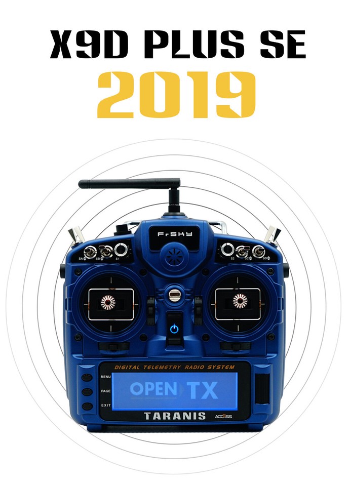 FrSky Taranis X9D Plus SE 2019 Transmitte Midnight Blue Remote ...