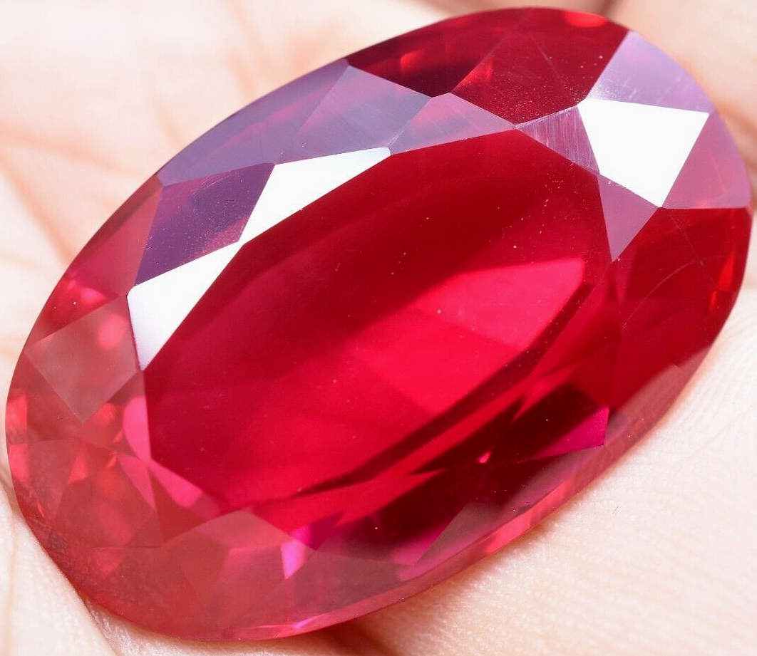 Natural 84.55 Ct Mogok Pink Huge Ruby Sparkling GGL Certified Loose ...