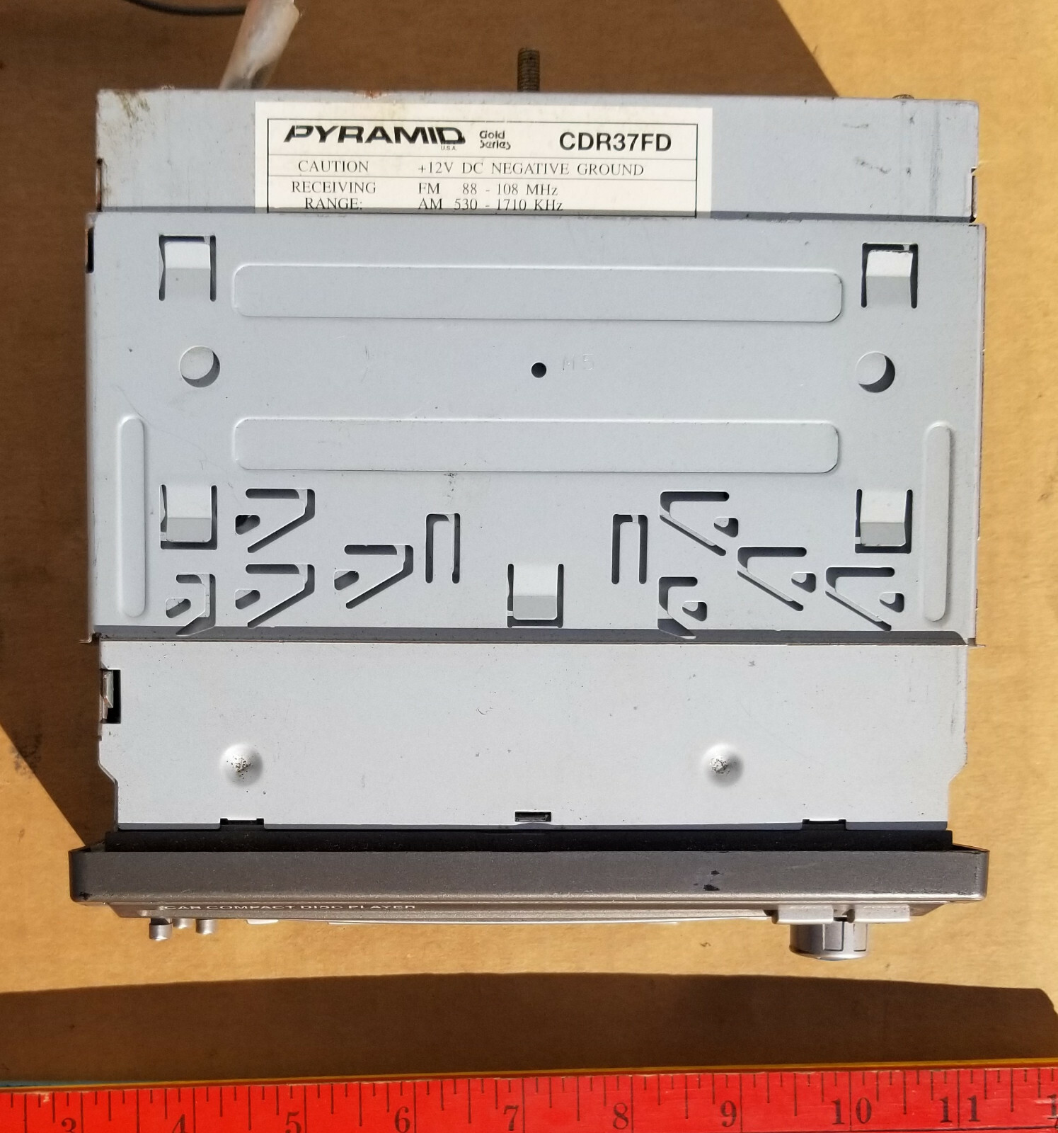 Pyramid Car Stereo CD Player Radio Am Fm CDR37FD Vintage? | eBay