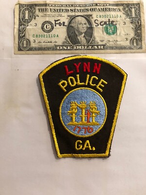 Rare Lynn Georgia Police Patch Un-sewn great condition | eBay
