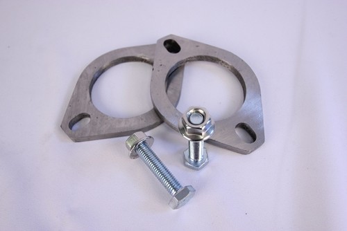 MILD STEEL 2.5" Inch /64mm Pair of Flanges with Bolts Exhaust Repair ...