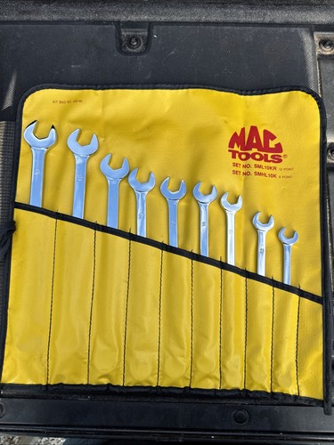 Mac Tools USA Nos 9pc Metric Wrench Set 11-19mm SML10KR W POUCH M Series | eBay