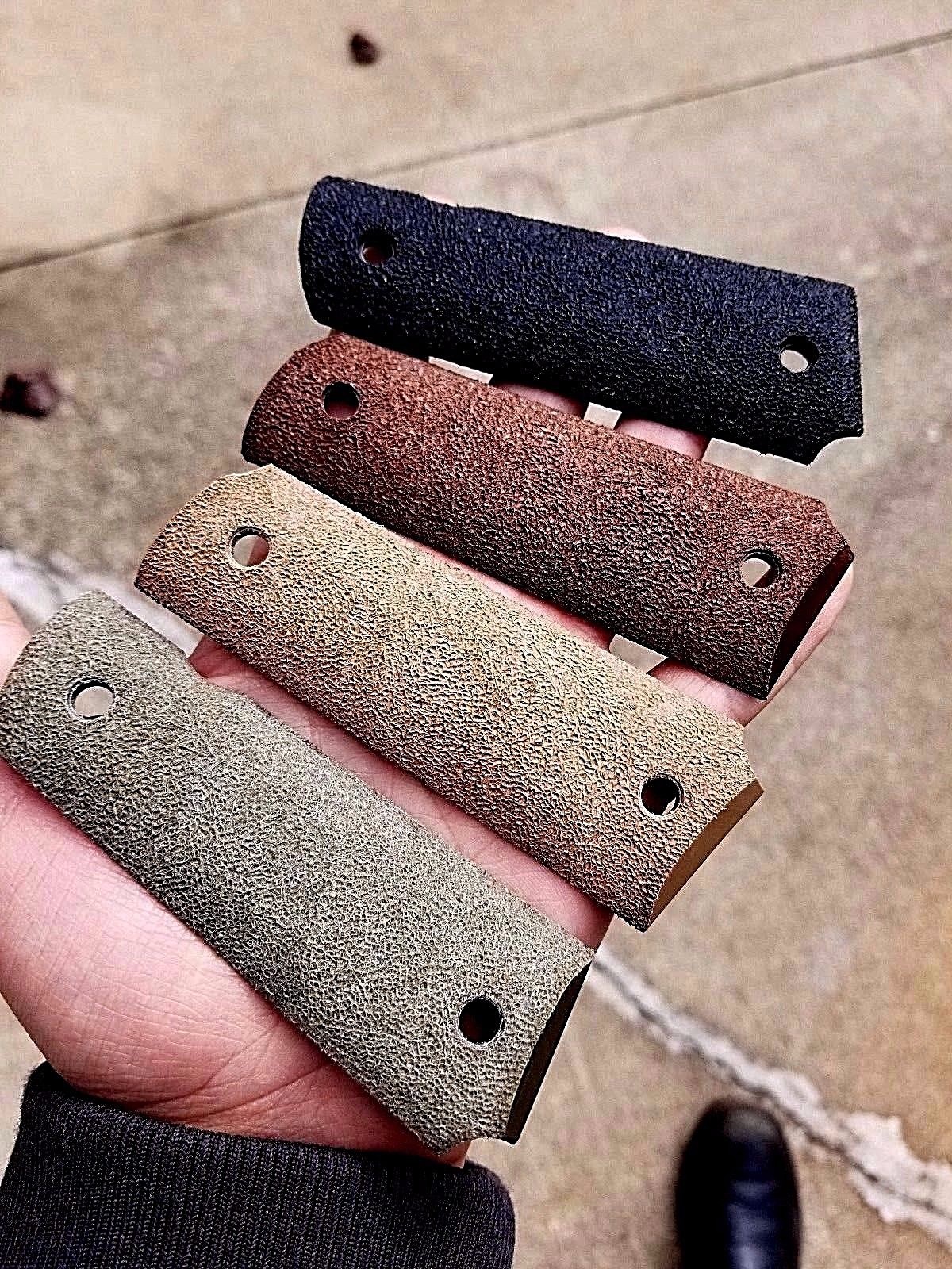 Custom Stippled 1911 Grips | eBay
