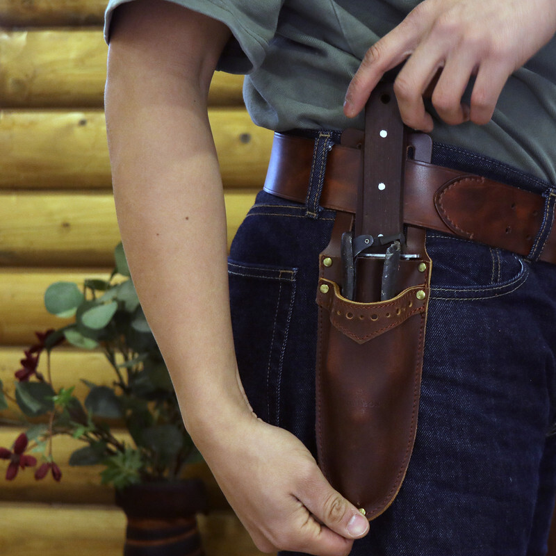 TOURBON Leather Garden Trowel Pruner Belt Holster Women/Men Utility Tools Sheath | eBay