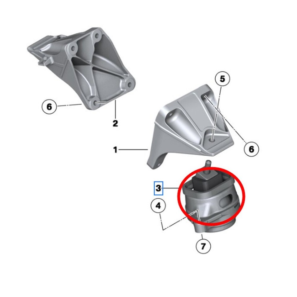 1 Pair For Rolls-Royce Phantom 2003-2017 Engine Mounts 22116765320-US ...