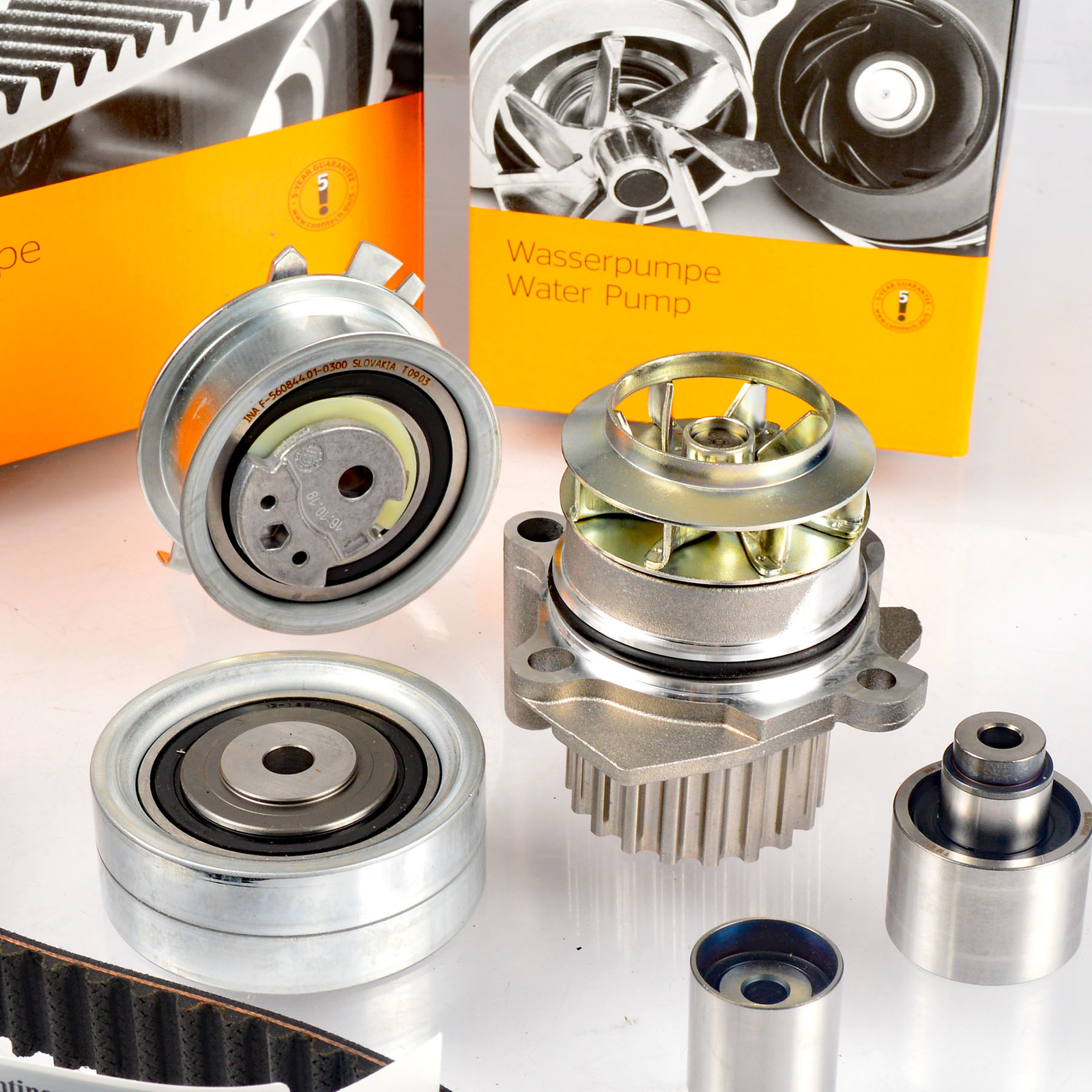 CONTI CT1139WP6 Zahnriemensatz Wapu + 6PK1070 Keilrippenriemensatz für ...