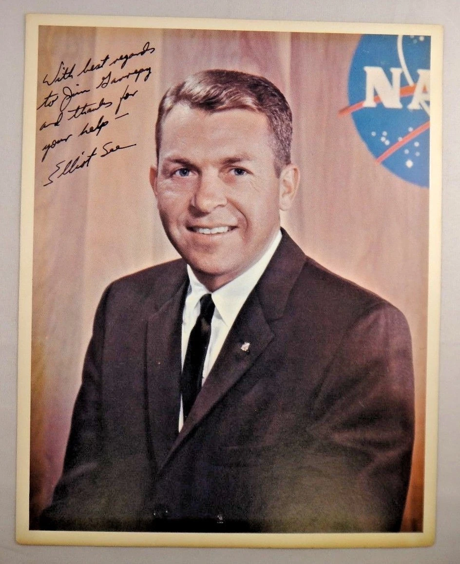 Astronaut Elliot See And Wife