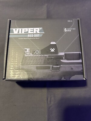 Vortex VRD-6 Viper Red Dot 6MOA + Pic Rail Mount. N.I.B Fast Worldwide ...