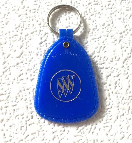 Vintage BUICK LOGO Keychain AD-SELLS Key Fob Ring Salesman Sample ...