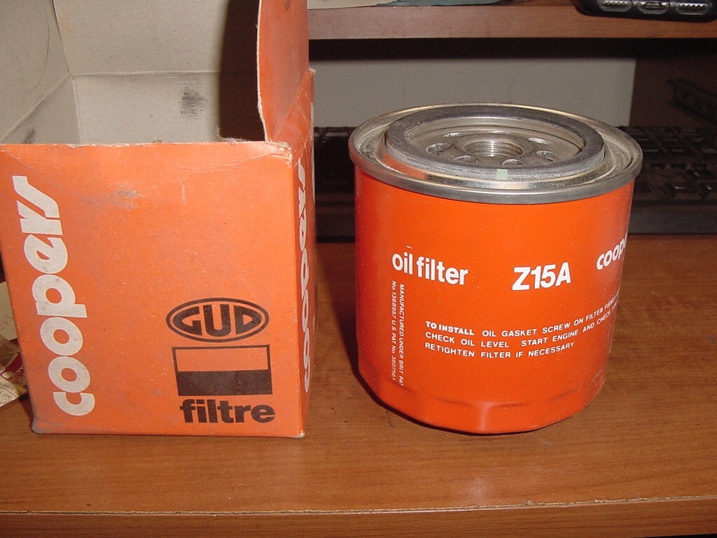 COOPERS Z15A - Cross reference fuel filters