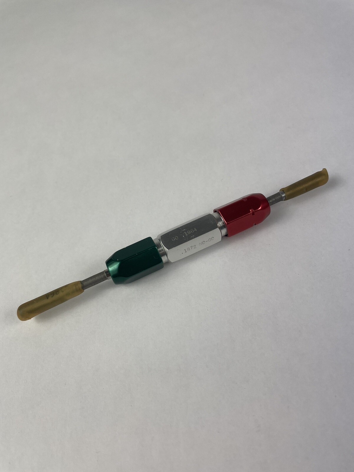 Reversible Plain Go NoGo Pin Plug Gage Gauge with handle X= .1864 ...