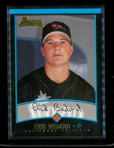 2001 TOPPS BOWMAN ROOKIE Baseball Card BDP70 ERIC BEDARD Baltimore ...