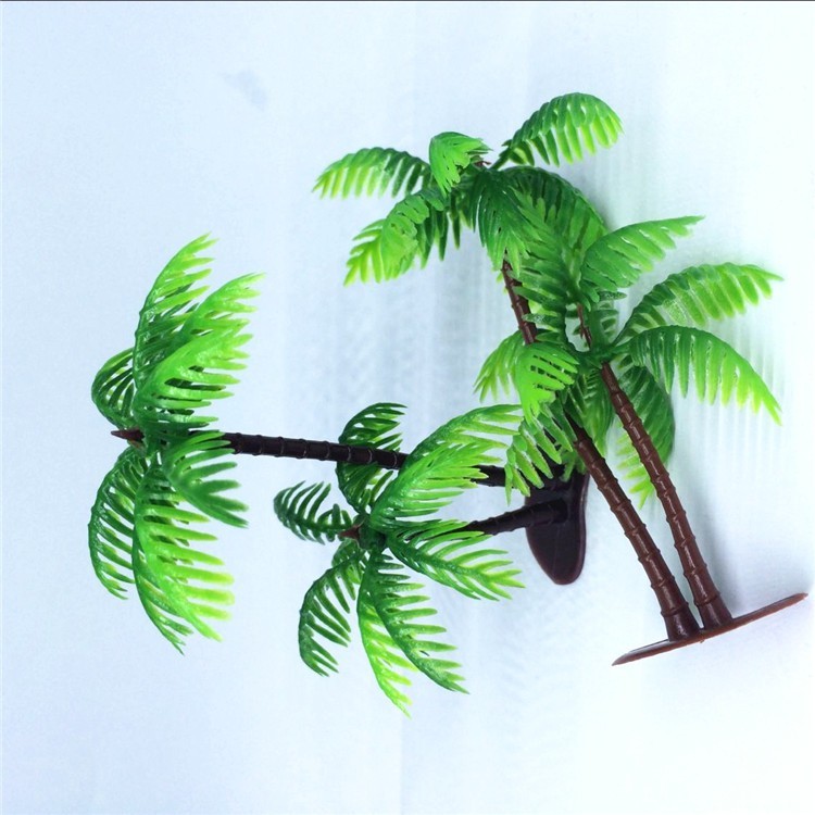 Double Palm Tree Cake Topper Scenery (Set Of 2) 4-1/2" Cake Decoration ...