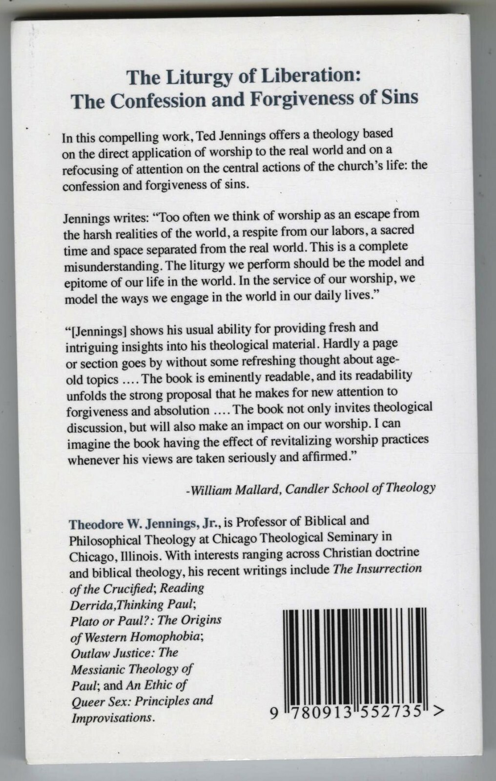 Liturgy of Liberation The Confession & Forgiveness of Sins by Theodore ...
