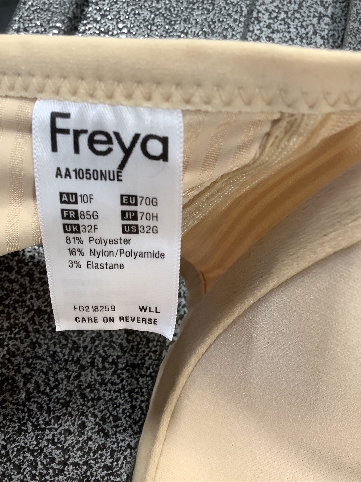 Freya Idol Balcony T-Shirt Nude Bra Women's Size 32G | eBay