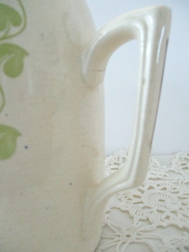 Antique, ROSEVILLE, Creamware, Childs, "GOOD NIGHT" Chamberstick, 1910 ...