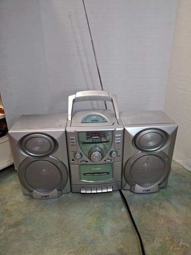 COBY CX-CD400 MINI HOME STEREO SYSTEM Very Good Condition! All works ...