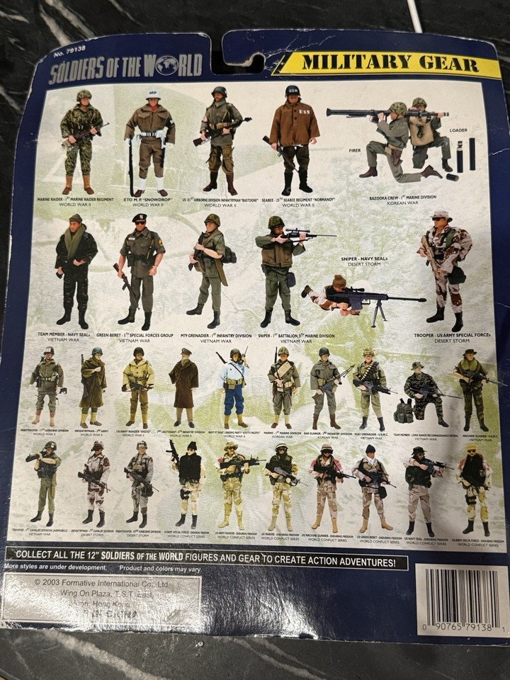 Gi Joe Dragon WW2 Pacific Marine Jungle Fighter Army Man Soldier Raider ...