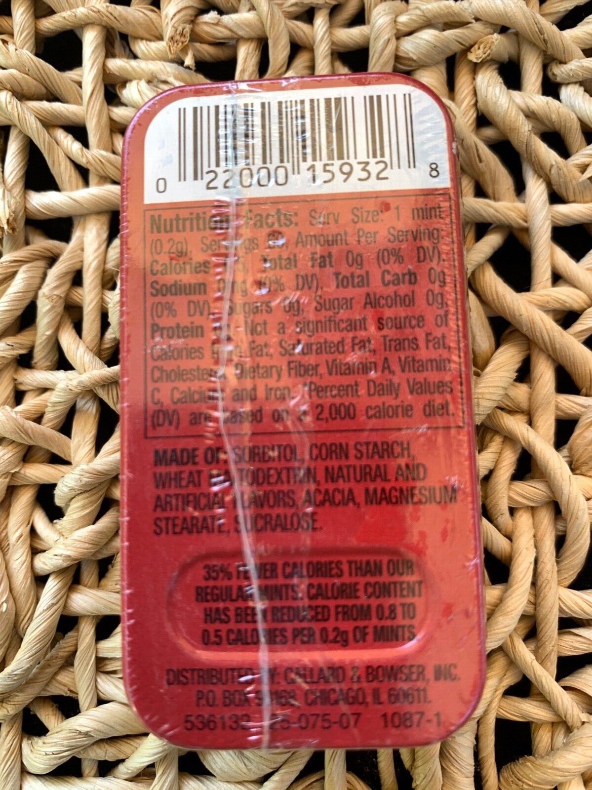 Altoids Smalls Peppermint Red Slide Tin Factory Sealed, Rare Item ...