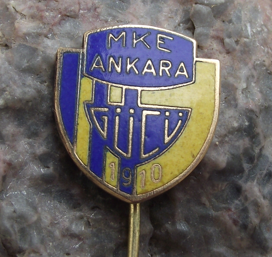 Antique MKE Ankaragucu Ankara Turkey Turkish Football Club Soccer Tie ...