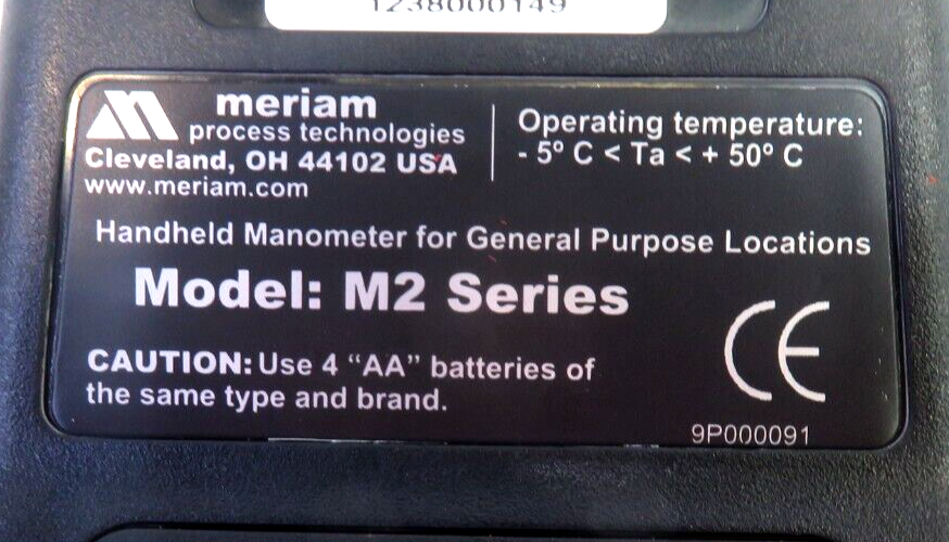 MERIAM Manometer Barometer-Altimeter M2 Series, FOR PARTS/ REPAIR | eBay