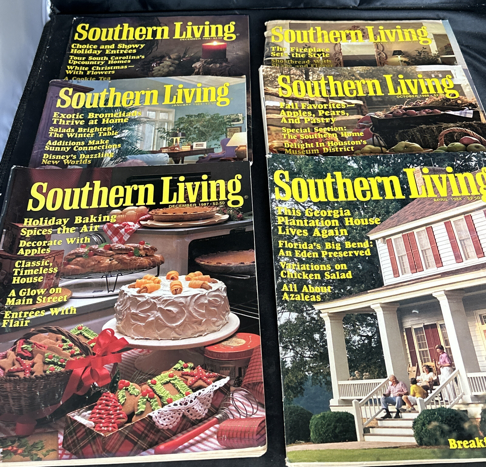 Lot of 6 Southern Living Magazines (1) 1987 (3) 1988 (2) 1989 | eBay