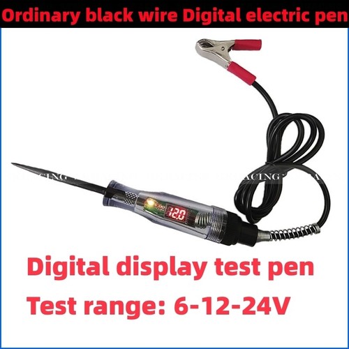 3-48V Car Digital Electric Voltage Circuit Tester Automotive LCD Light ...