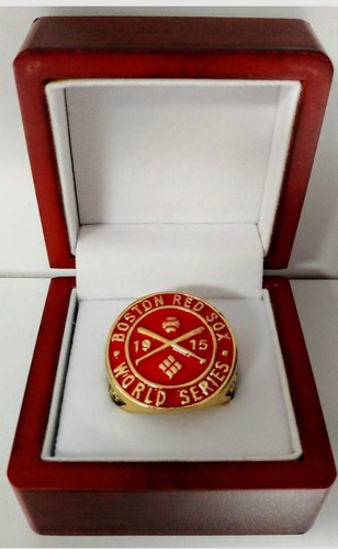 Babe Ruth - 1915 Boston Red Sox World Series Ring With Wooden Display ...