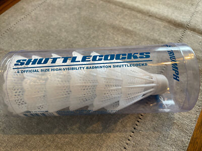 Triumph Replacement Badminton Shuttlecocks (6-Pack, White) | eBay