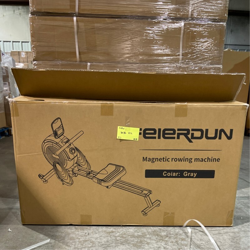 Feierdun H-189 Gray Magnetic Rowing Machine With User Manual | eBay